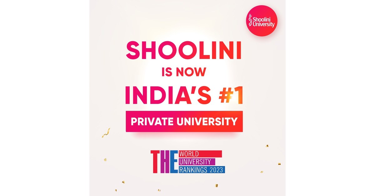THE World Rankings 2023: Shoolini University को भारत में निजी यूनिवर्सिटीज के बीच पहला स्थान ...